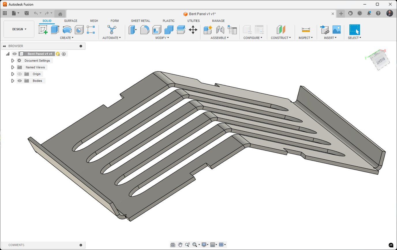 How to flatten a 3D model for laser/waterjet operations.